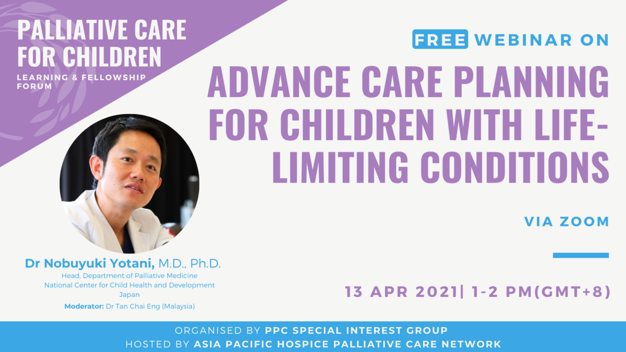 Webinar: Advance Care Planning for Children with Life-Limiting ...