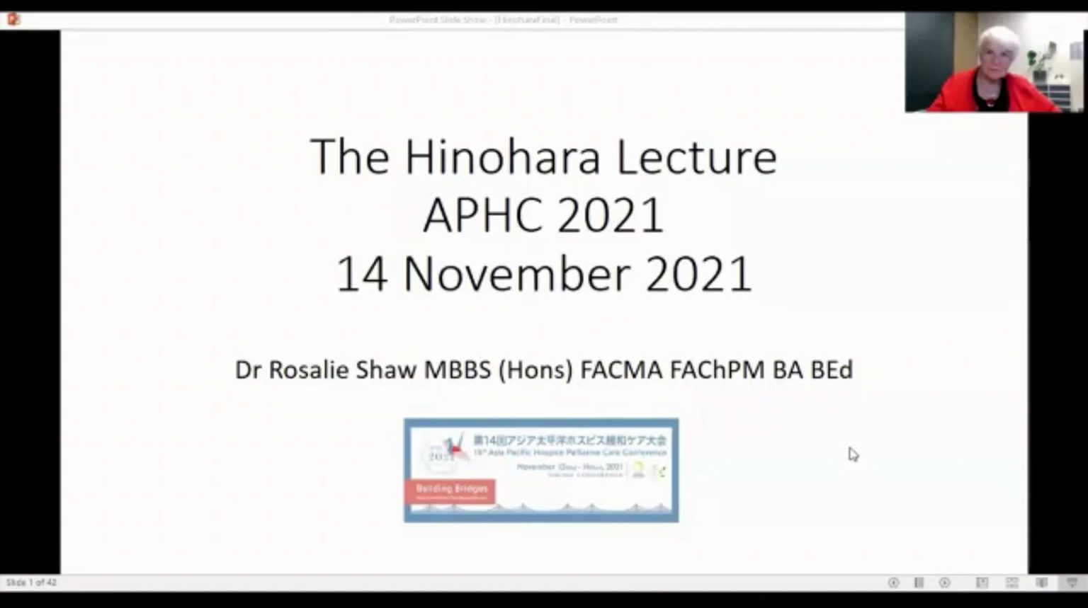 Conference Report: 14th APHC 2021 - APHN